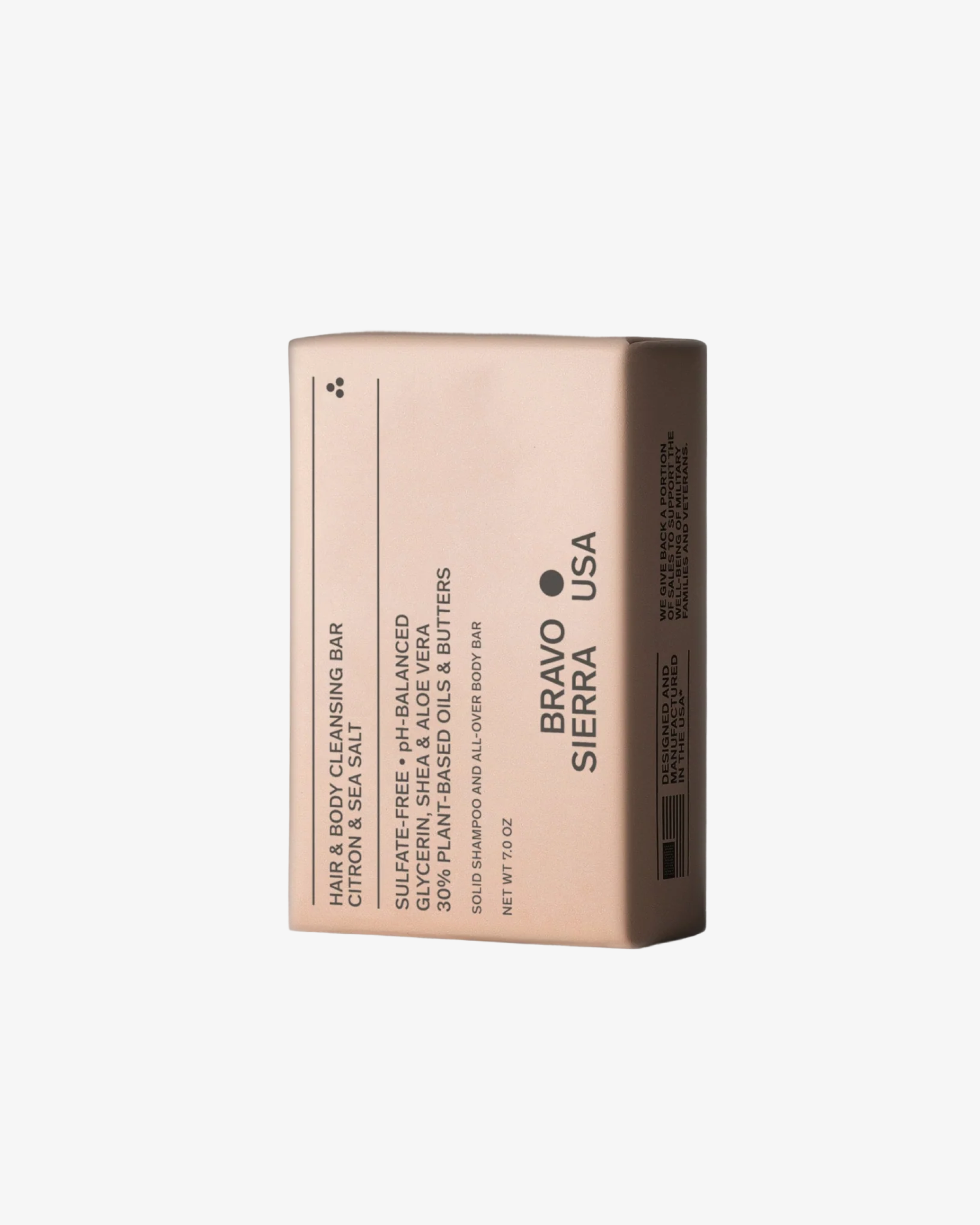 Bravo Sierra Citron & Sea Salt Hair & Body Cleansing Bar | Societe Men